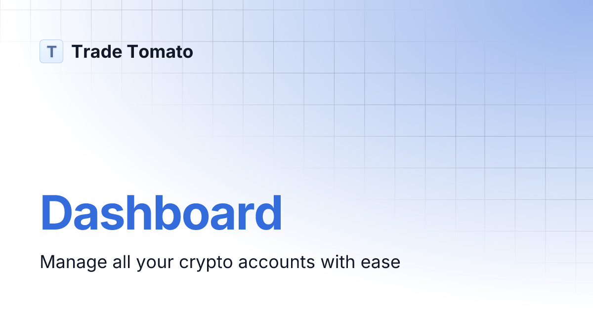 Dashboard | Trade Tomato